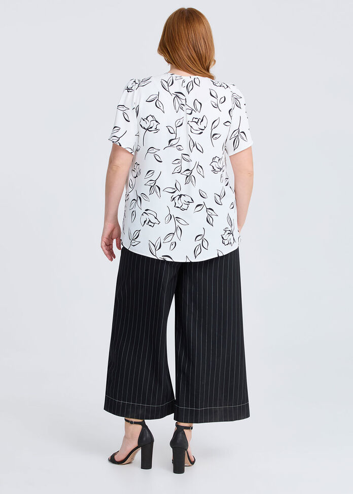 Shop Plus Size Leila Short Sleeve Top, White | Taking Shape AU