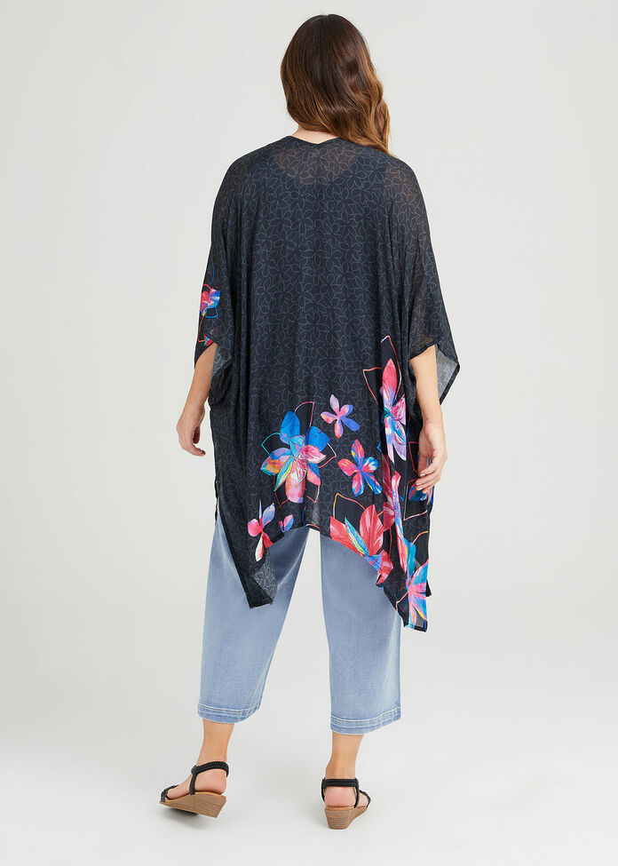 Shop Watercolour Flower Cape in Multi | Accessories | Taking Shape AU
