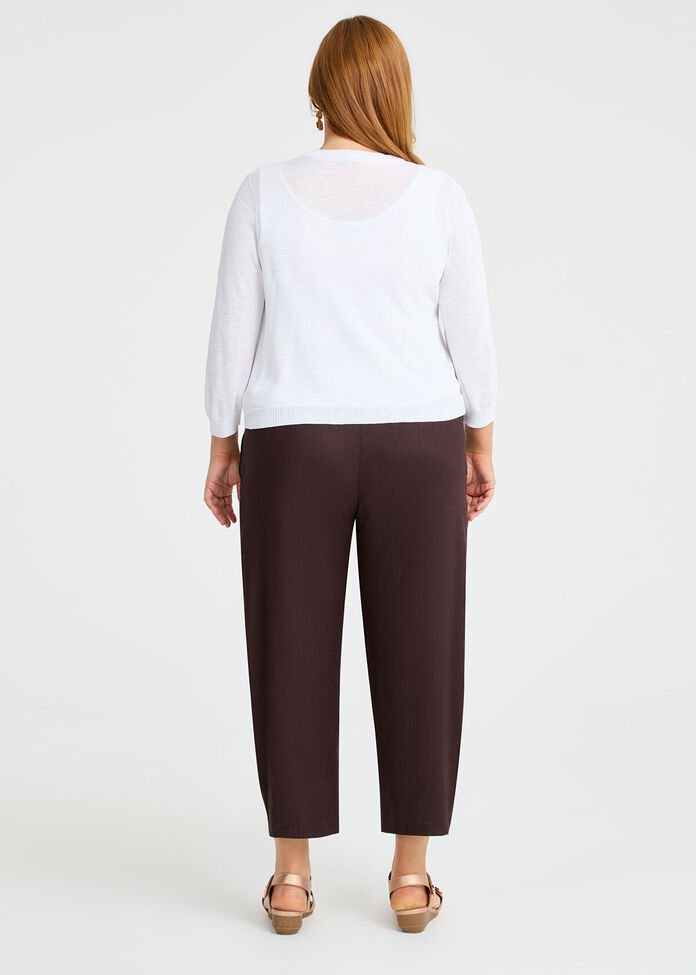 Shop Plus Size Tori Slub Knit Crop Cardigan, White | Taking Shape AU