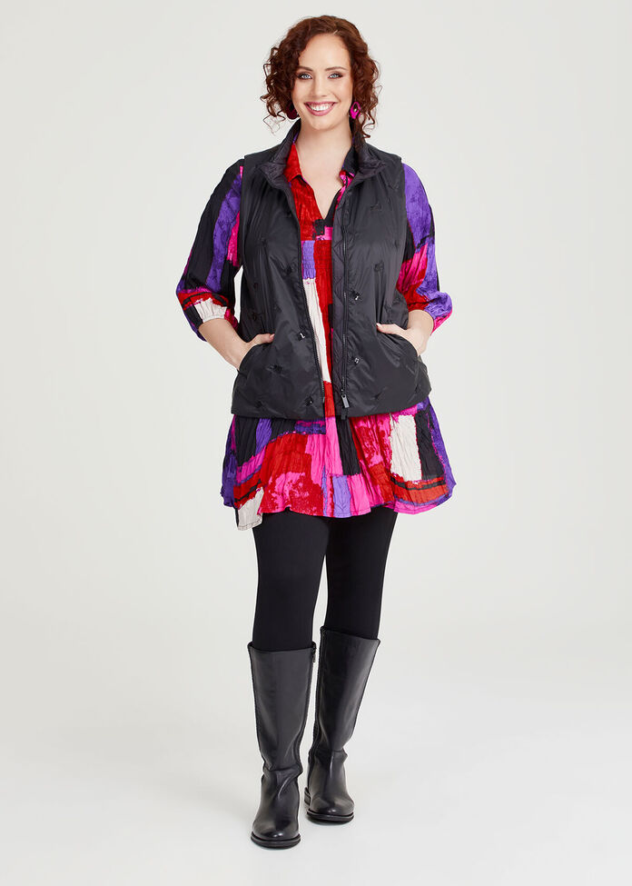 Shop Plus Size Abstract Check Natural Tunic, Multi | Taking Shape AU