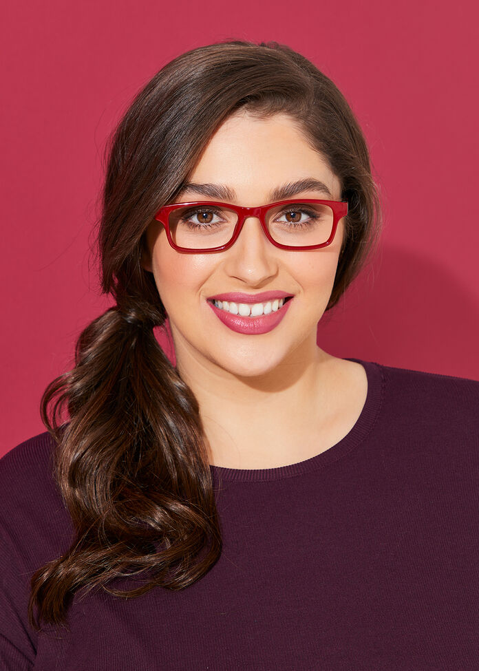 Shop Red Rectangle Reading Glasses Accessories Taking Shape Au