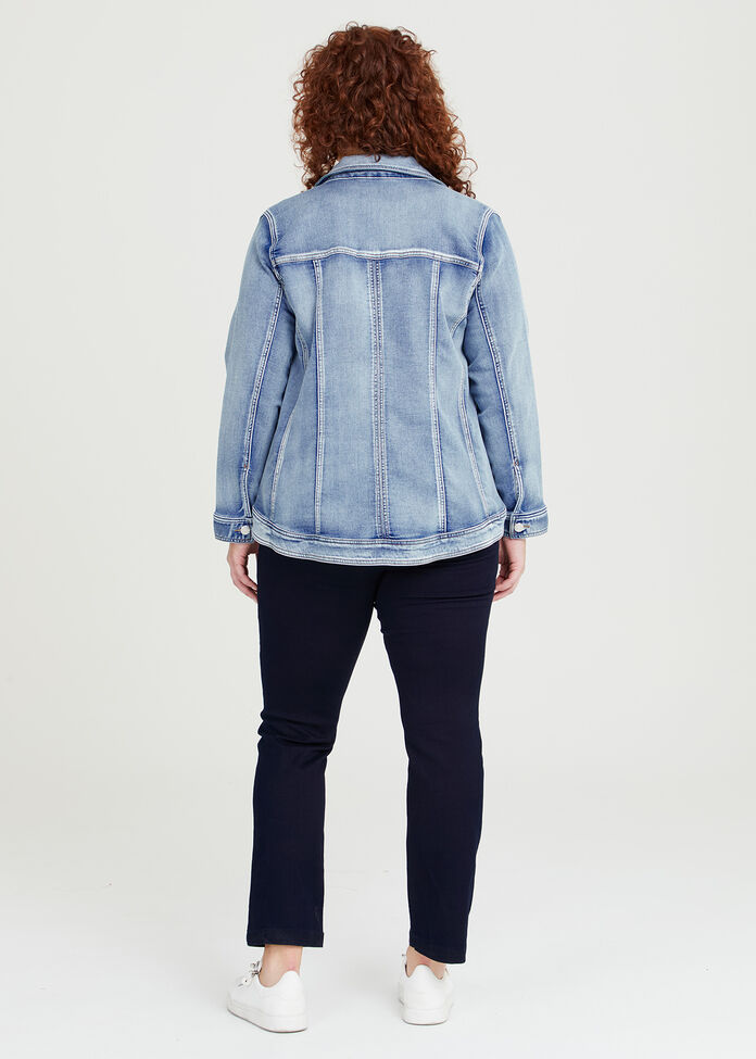 Shop Plus Size The Best Fit Denim Jacket in Blue | Taking Shape AU