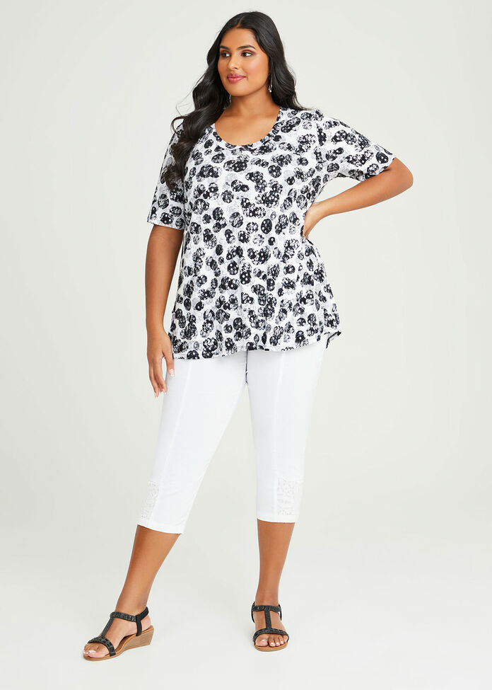 Shop Plus Size Natural Spot Foil Top, Multi | Taking Shape AU