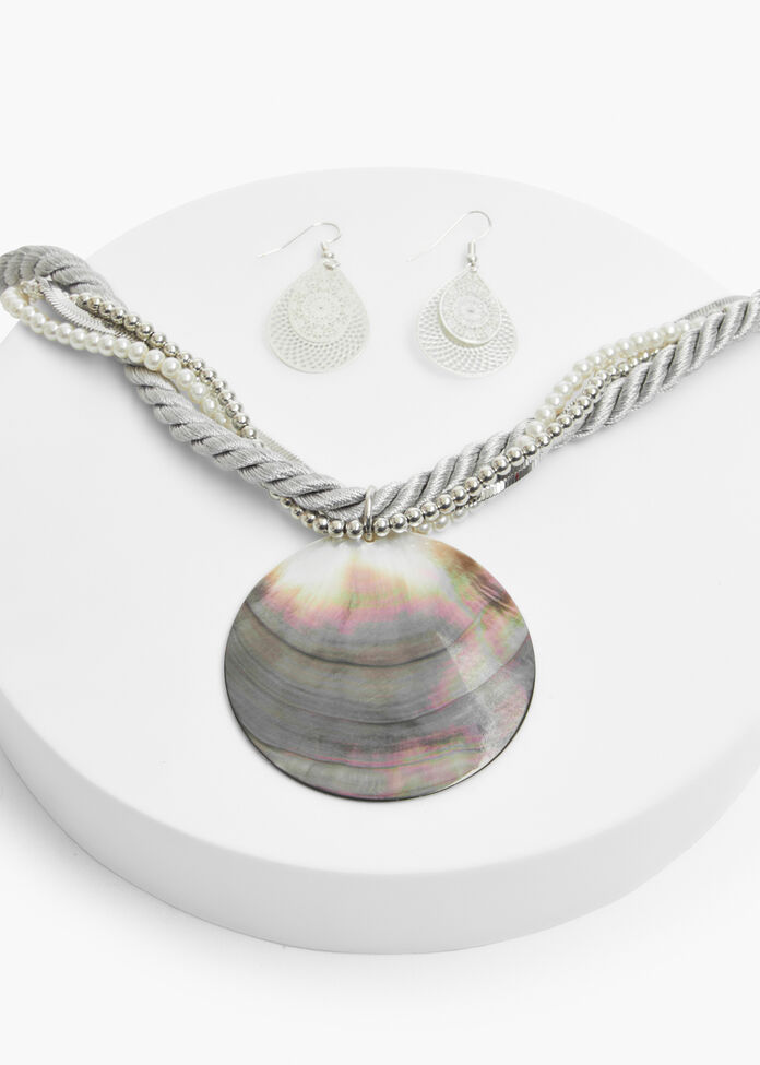 Shop Natural Metal Filigree Earrings in Silver | Accessories | Taking ...