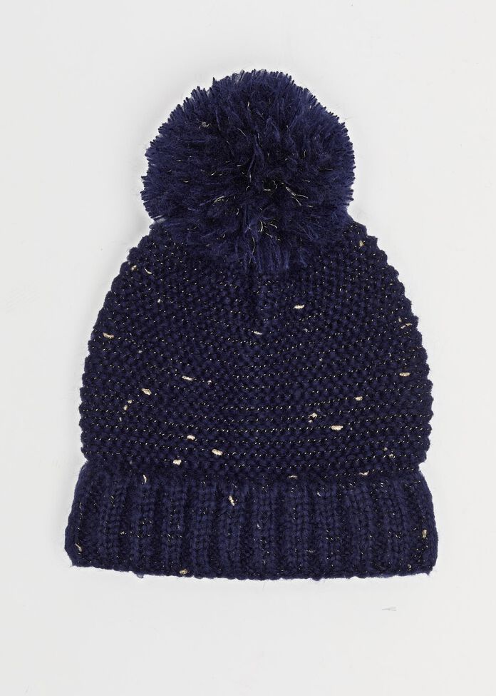 Shop Navy & Gold Beanie in Navy | Accessories | Taking Shape AU