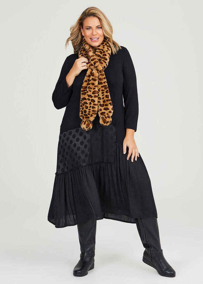 Shop Animal Fur Pom Pom Scarf in Multi | Accessories | Taking Shape AU