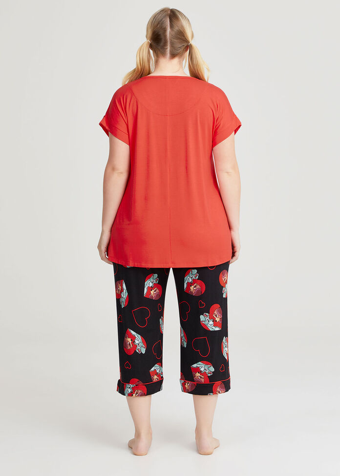 Lady & the Tramp Women's Plus Size Pyjama Top | Taking Shape AU