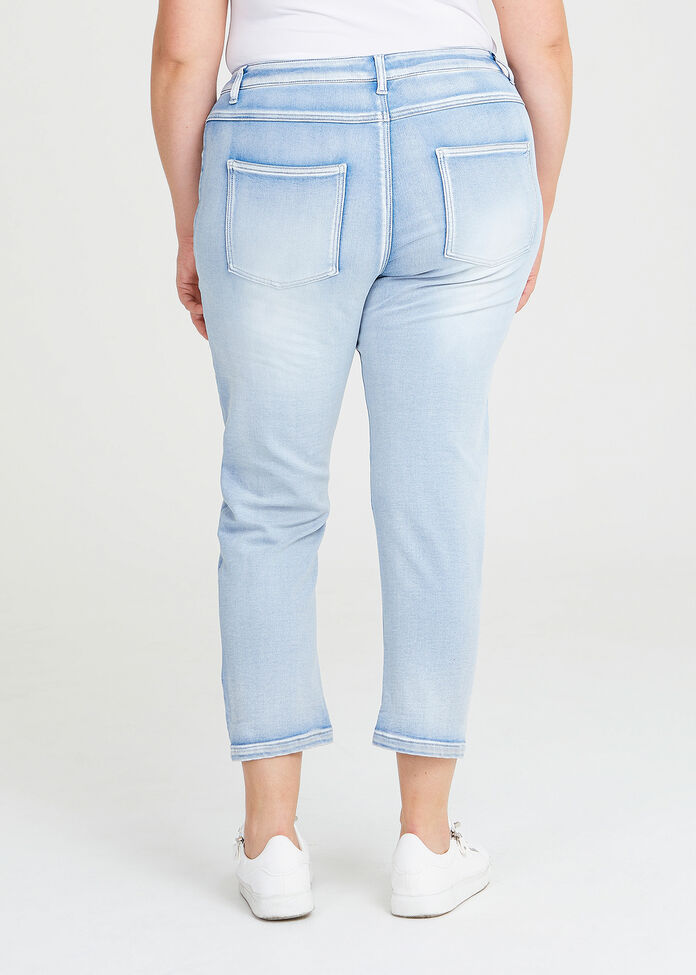 Shop Plus Size Broderie Patchwork Jean, Blue | Taking Shape AU