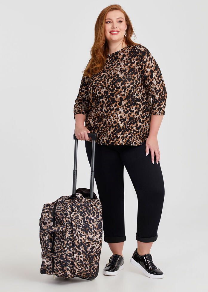 Shop Leopard Weekender On Wheels in Multi | Accessories | Taking Shape AU