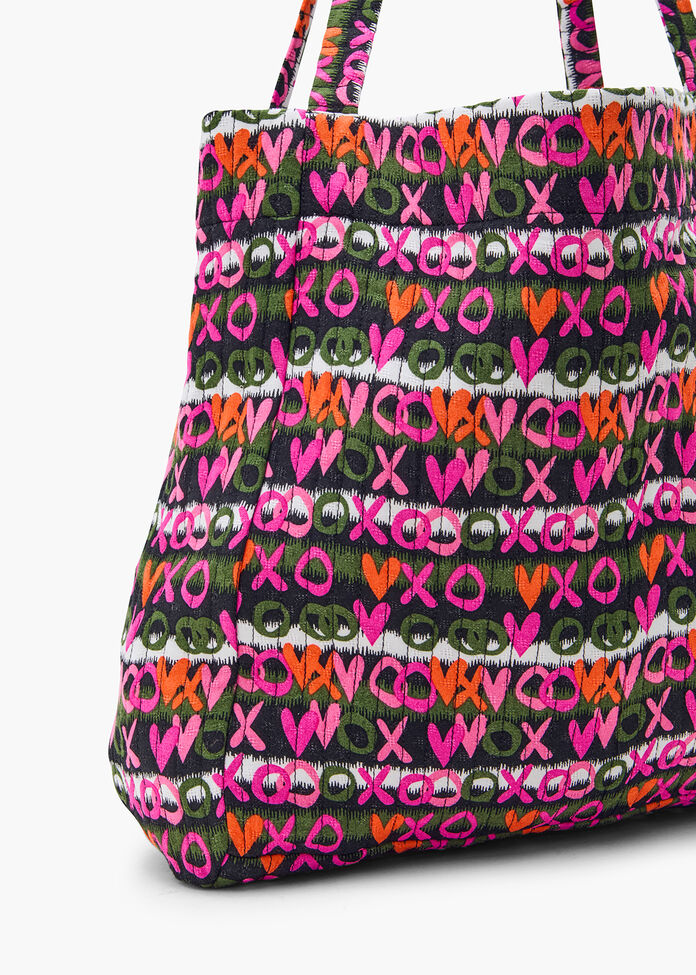 Shop Mini Hearts Reversible Tote in Multi | Accessories | Taking Shape AU