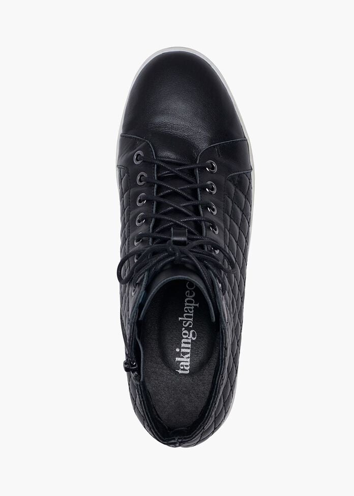 Shop Laila Leather Sneaker Boot Comfortable Shoes Taking Shape Au