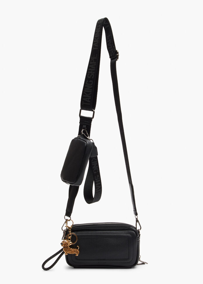 Shop Small Zip Crossbody Bag in Black | Accessories | Taking Shape NZ