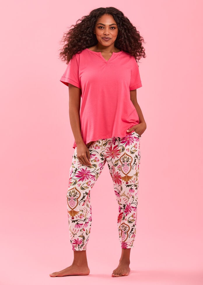 Shop Plus Size Australian Cotton Glow Pj Pant, Multi | Taking Shape AU