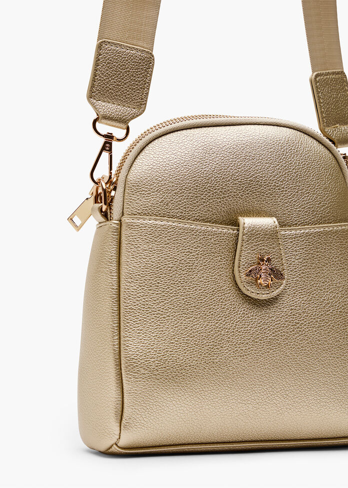 Shop Bee Crossbody Bag in Purple | Accessories | Taking Shape NZ