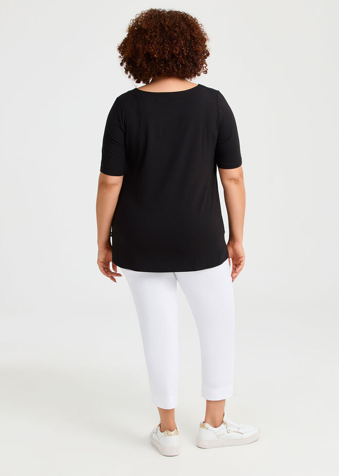 Shop Plus Size Natural Stars Align Top, Black | Taking Shape AU