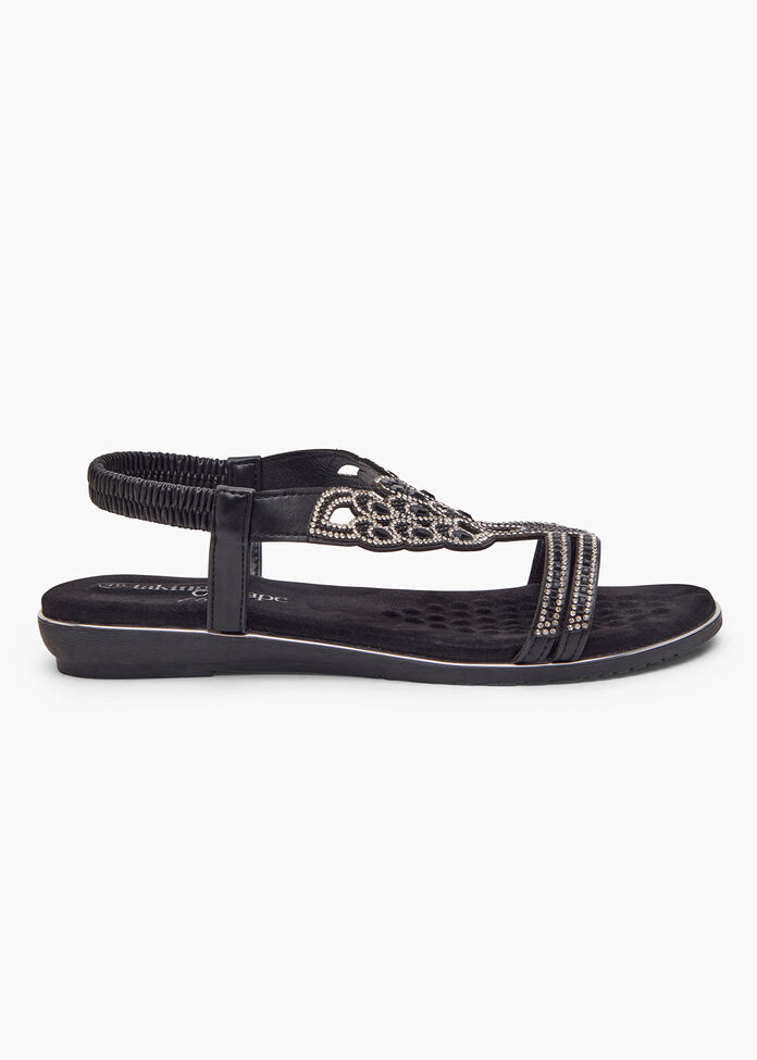 Bling Detail Flex Sandal: Comfort & Sparkle | Taking Shape AU