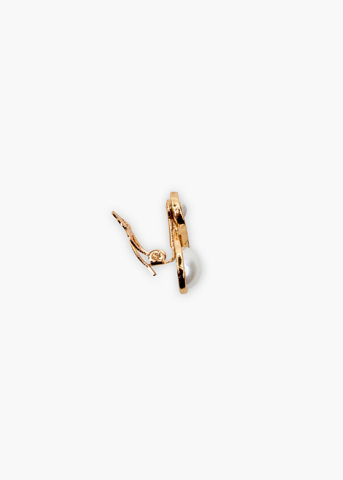 Shop Pearl Clip On Earrings in Gold | Accessories | Taking Shape AU