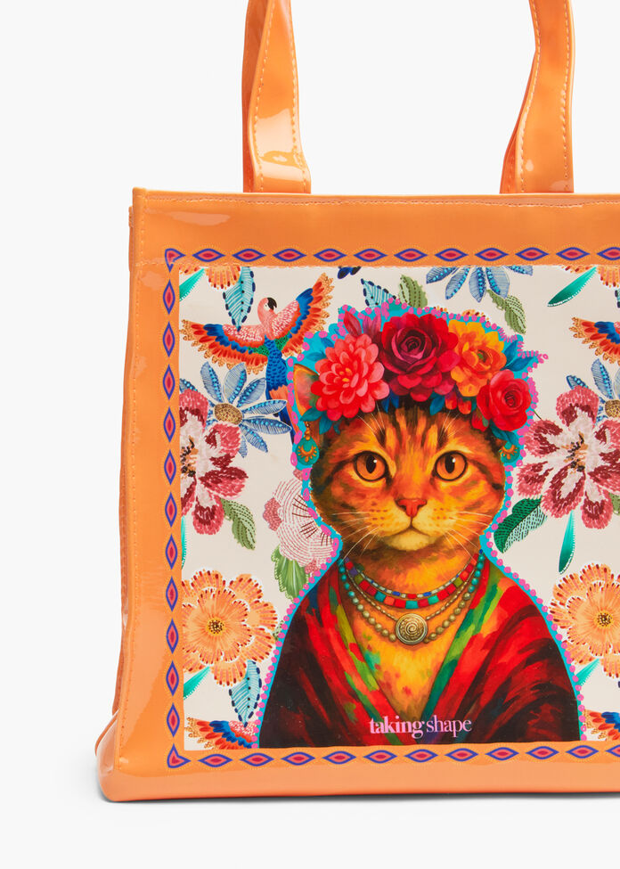 Shop Flower Cat Patent Bag in Multi | Accessories | Taking Shape SE