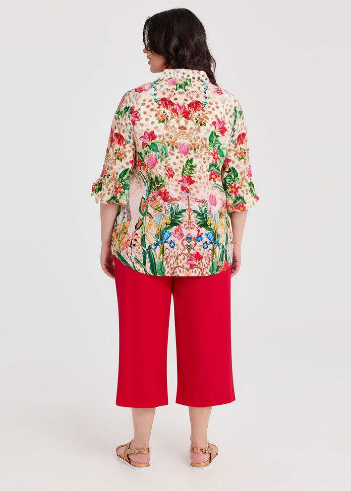 Shop Plus Size Natural Summer Days Top, Floral | Taking Shape NZ