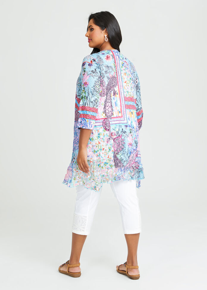 Shop Plus Size Deja Blue Cardigan, Multi | Taking Shape AU