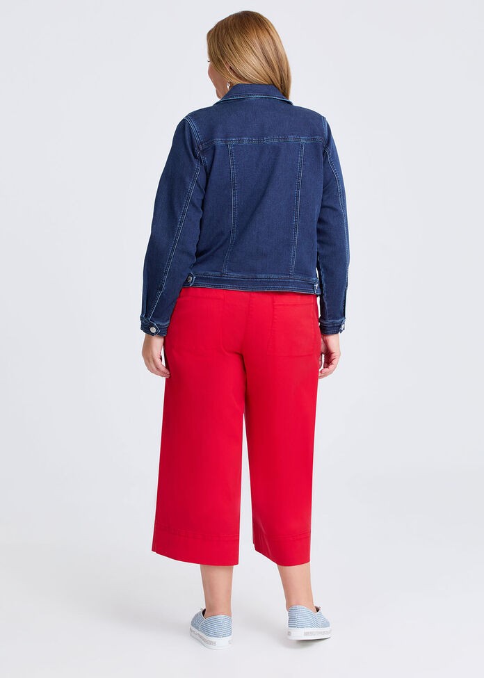 Shop Plus Size The Everyday Denim Jacket, Navy | Taking Shape AU
