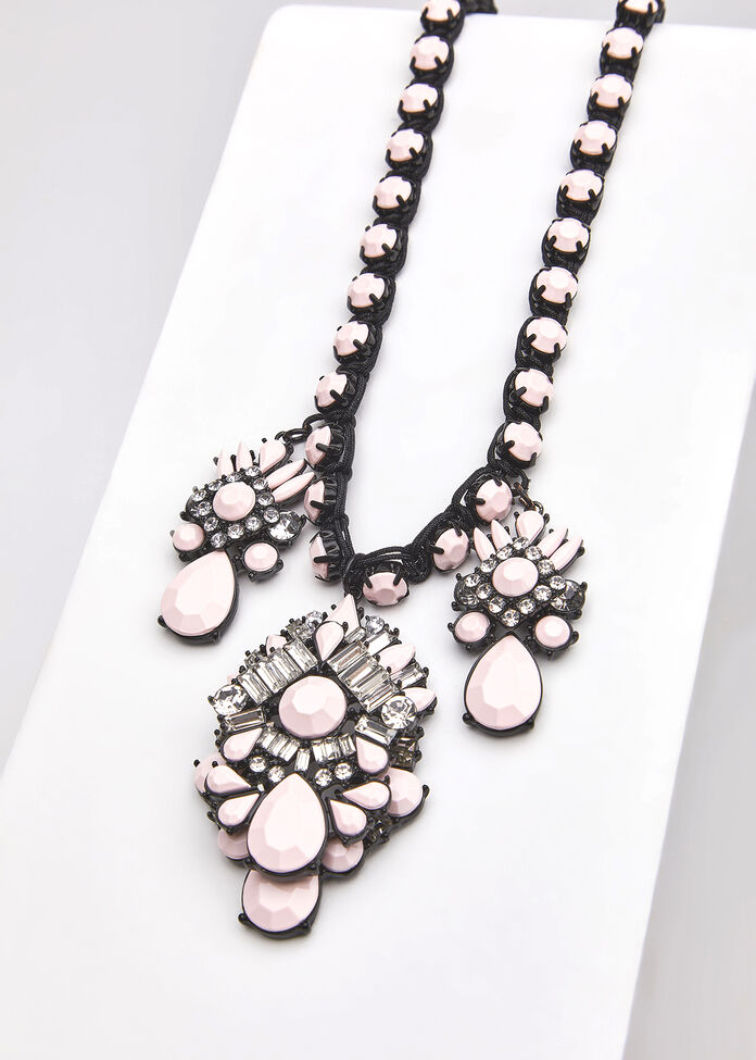 Shop Elaborate Crystal Necklace in Red | Accessories | Taking Shape AU