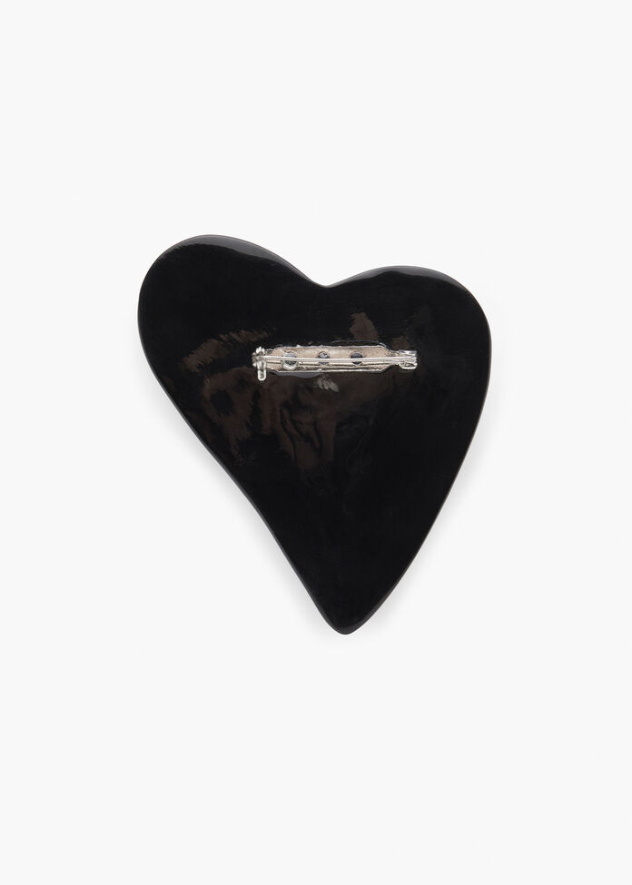 Shop Printed Hearts Brooch in Multi | Accessories | Taking Shape AU