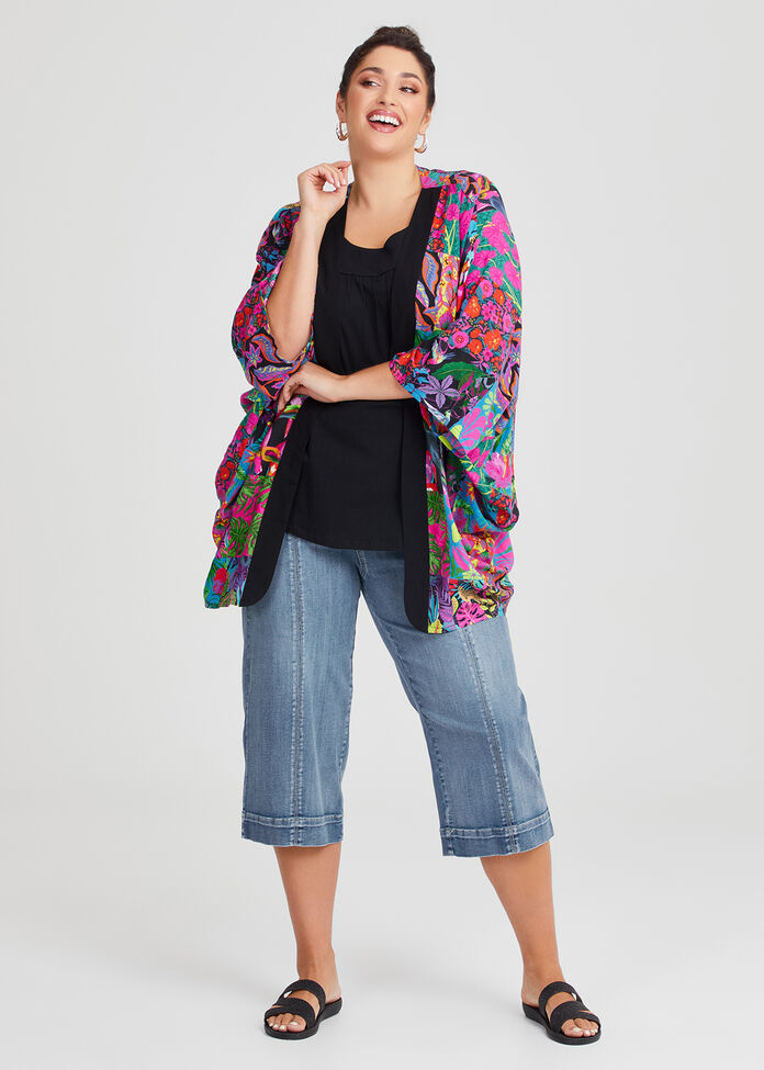 Shop Tropical Cape Kimono in Multi | Accessories | Taking Shape AU