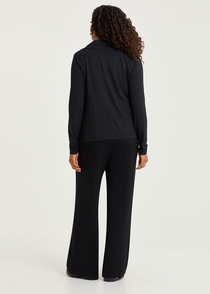 Shop Plus Size Australian Wool Blend Ani Cardigan, Black | Taking Shape NZ