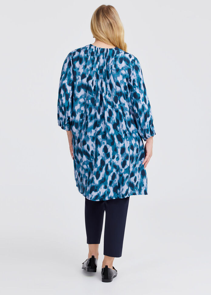 Shop Plus Size Fiesta Natural Tunic, Multi | Taking Shape NZ