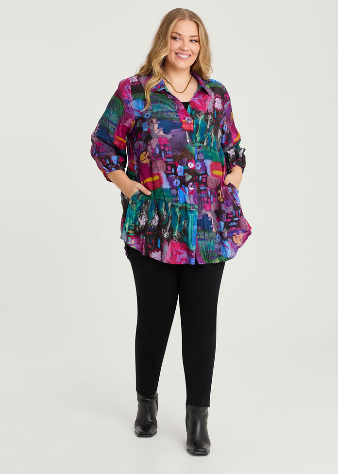 Shop Plus Size Twilight Natural Shirt, Multi | Taking Shape NZ