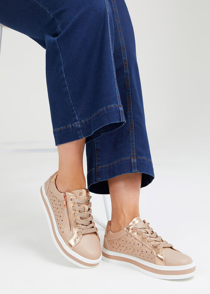 Shop Red Woven Detail Sneaker | Comfortable Shoes | Taking Shape AU