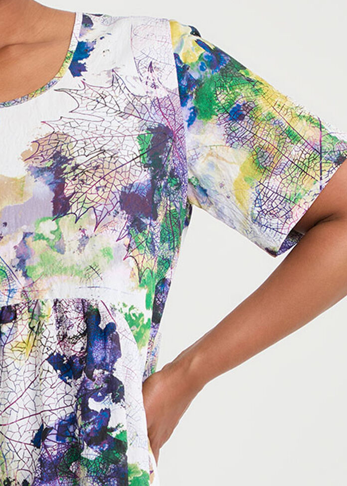 Shop Plus Size Everyday Leaf Natural Dress, Multi | Taking Shape NZ