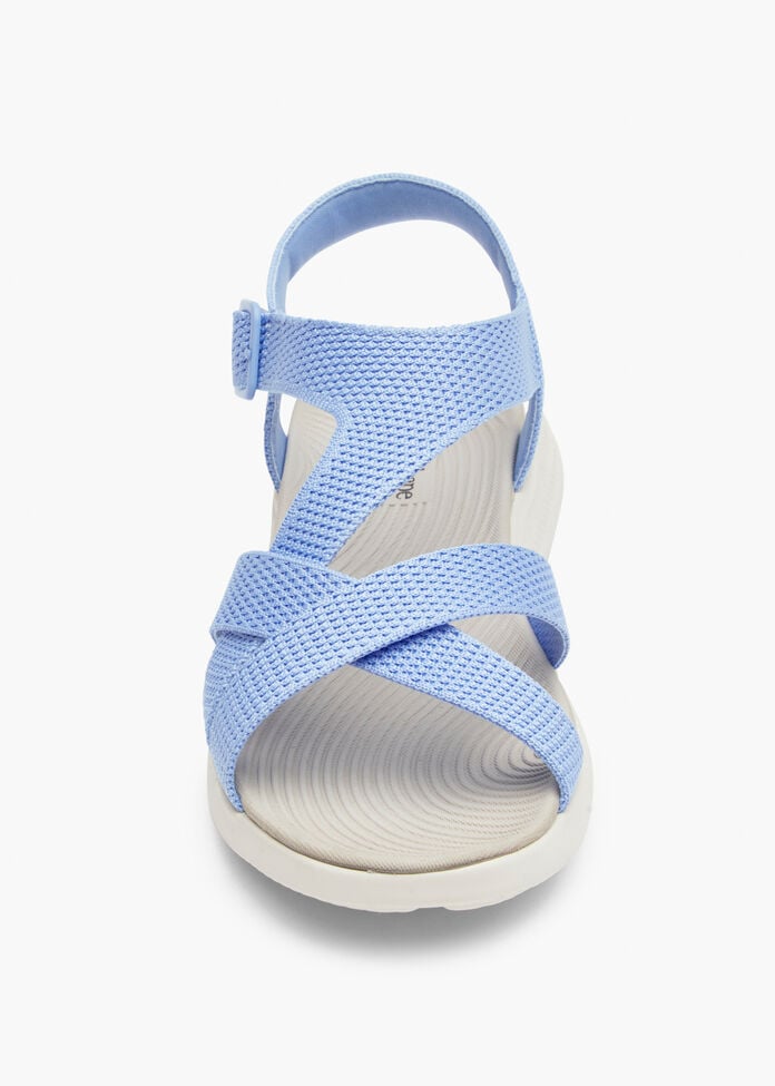 Shop Blue Knit Flex Comfort Sandal | Comfortable Shoes | Taking Shape NZ