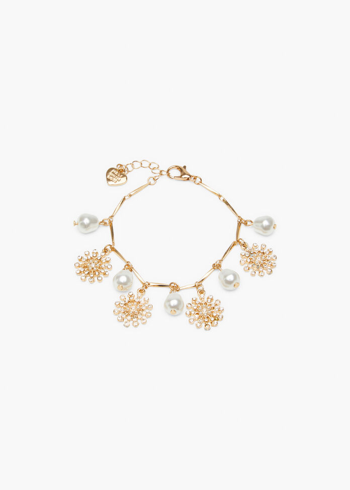 Shop Christmas Snowflake Bracelet in Gold | Accessories | Taking Shape NZ