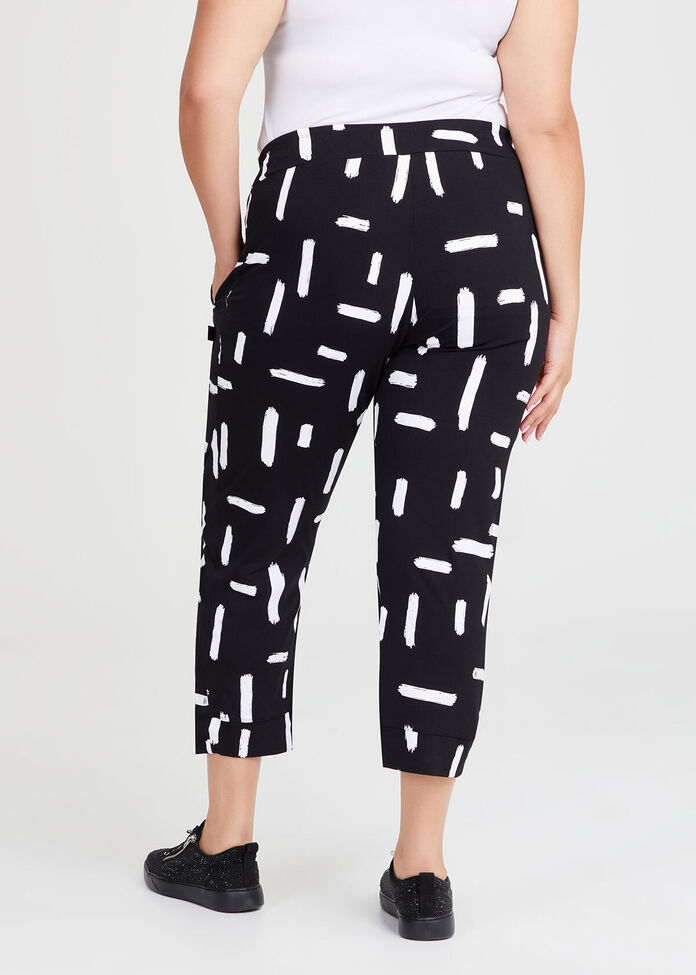 Shop Plus Size Natural Awe Crop Pant, Multi | Taking Shape AU