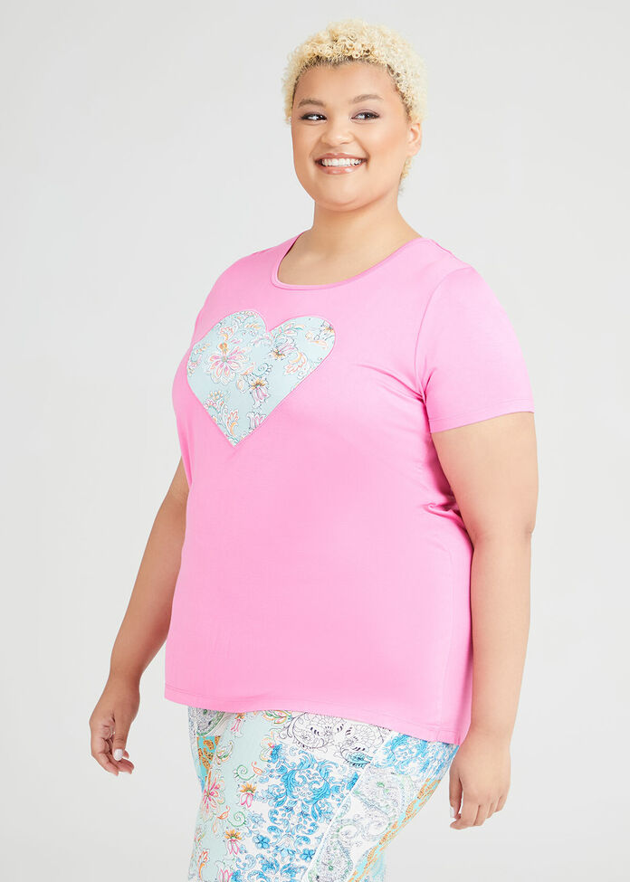 plus size pink pyjamas
