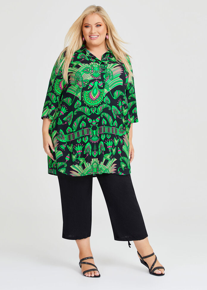 Revival Collar Swing Tunic Multicolour | Taking Shape AU