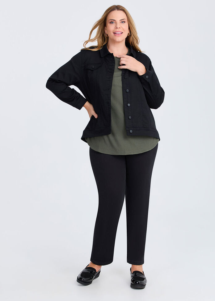 Shop Plus Size Rib Hi-lo Top, Green | Taking Shape AU