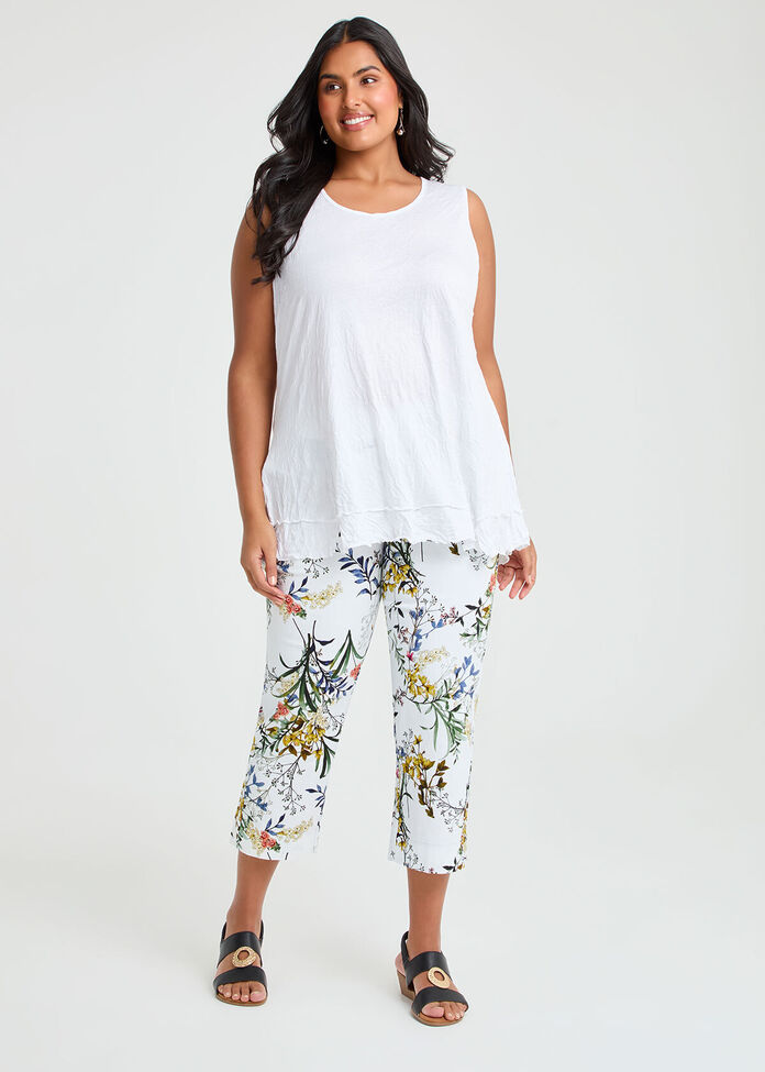 Shop Plus Size Print Bliss Stretch Taper Pant, Floral | Taking Shape AU