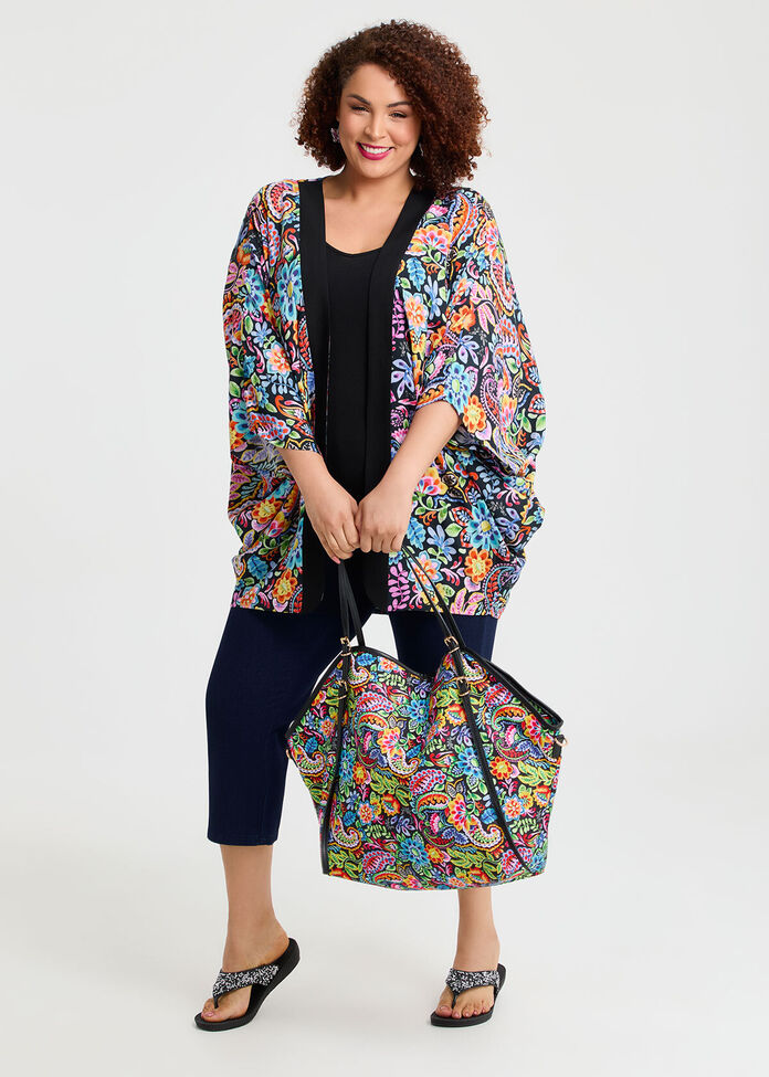 Shop Festive Abstract Cape in Multi | Accessories | Taking Shape NZ