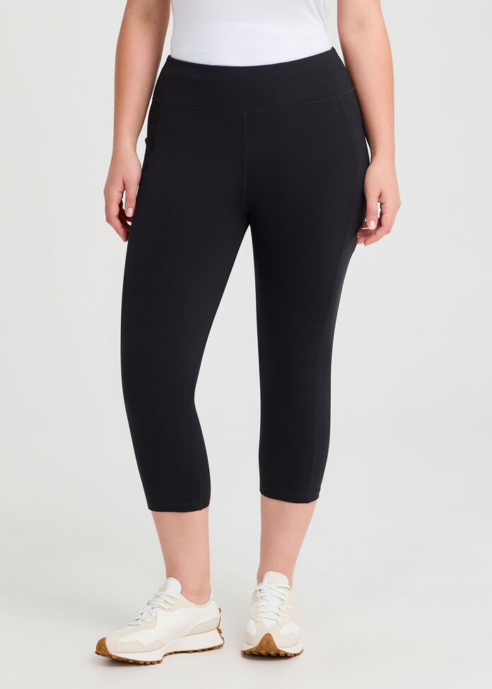 Shop Plus Size Cloud Touch Seam Detail Legging, Black | Taking Shape AU