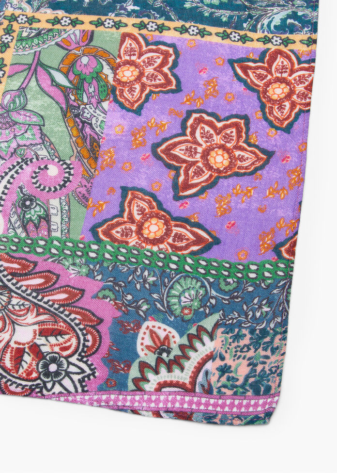 Shop Spliced Paisley Cape in Floral | Accessories | Taking Shape NZ