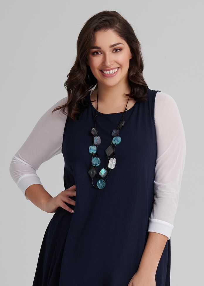 Shop Plus Size Mesh Sleevies Under Top, Black | Taking Shape AU