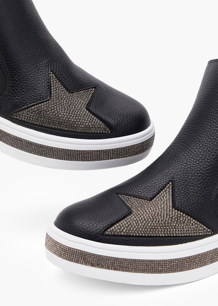 Shop Black Star Inside Zip Boot | Comfortable Shoes | Taking Shape AU