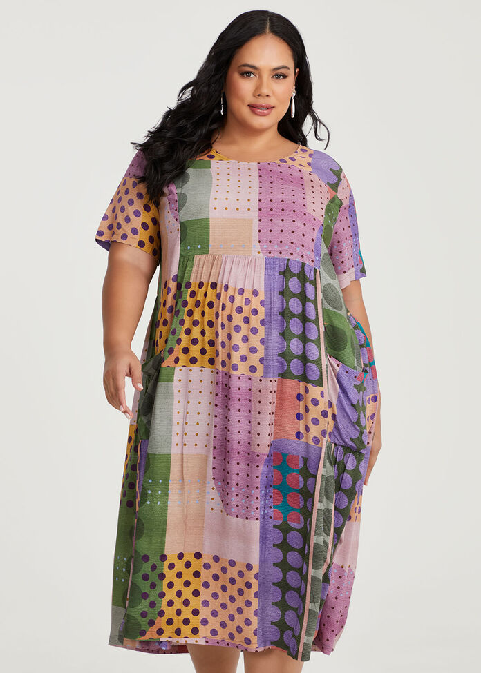 Shop Plus Size Amy Pocket Midi Dress, Multi | Taking Shape AU