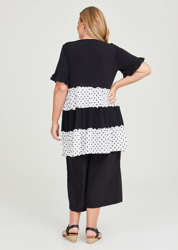 Shop Plus Size Spot Layered Tunic, White | Taking Shape AU