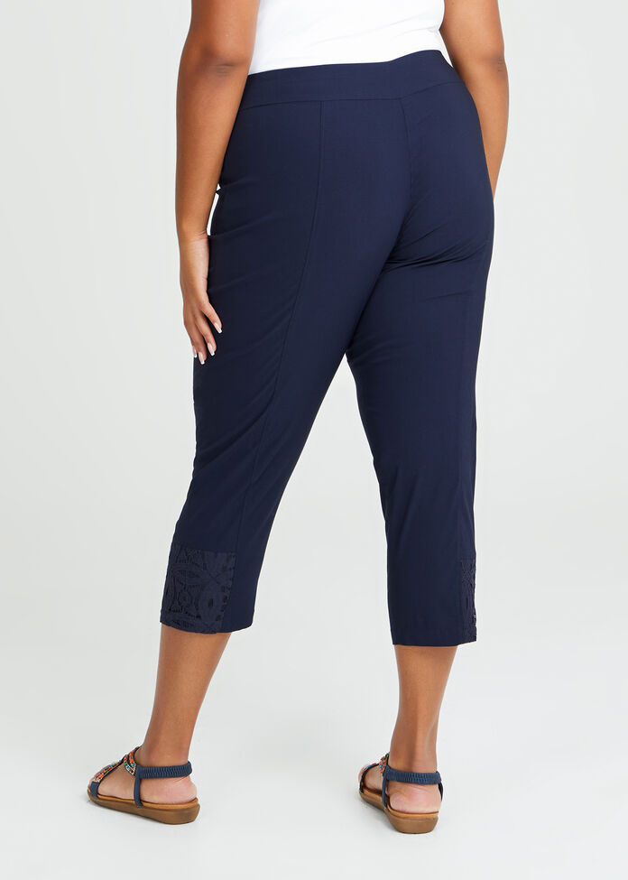 Shop Plus Size Bamboo Trapeze Crop Pant, Black | Taking Shape AU