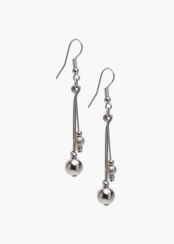 Shop Clean Metal Ball Drop Earrings | Accessories | Taking Shape AU Shop Clean Metal Ball Drop Earrings | Accessories | Taking Shape AU
