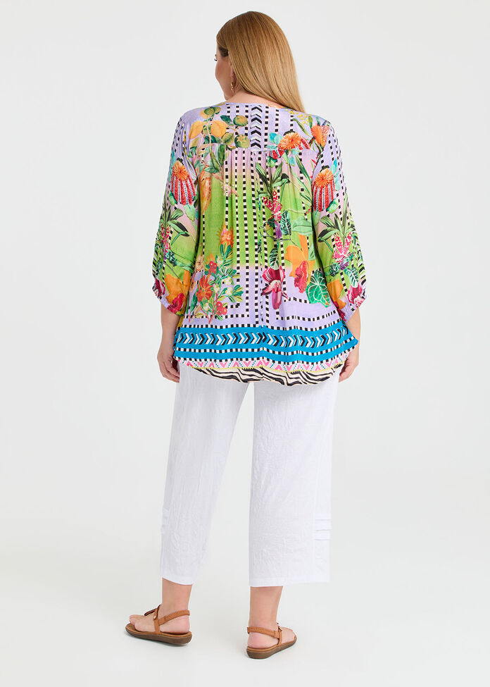 Shop Plus Size Boheme Natural Top, Multi | Taking Shape NZ